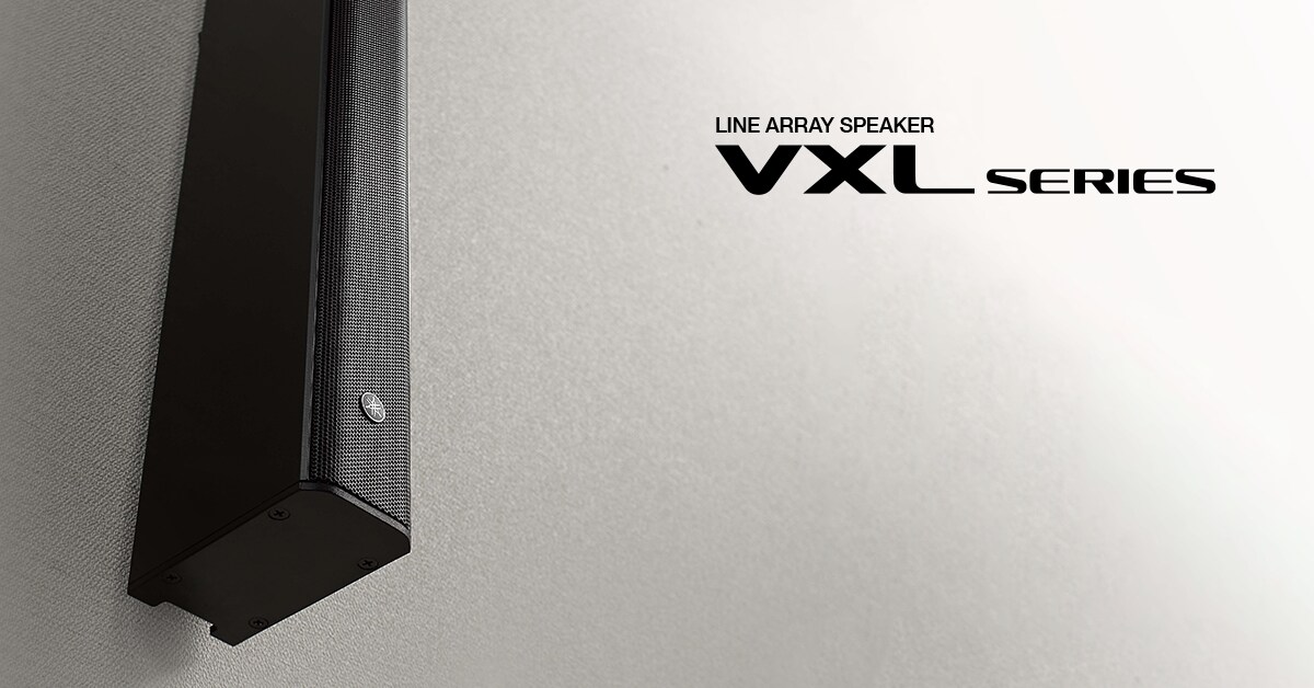 “VXL Series” Ultra-slim Line Array Deliver Refined sound while Blending ...