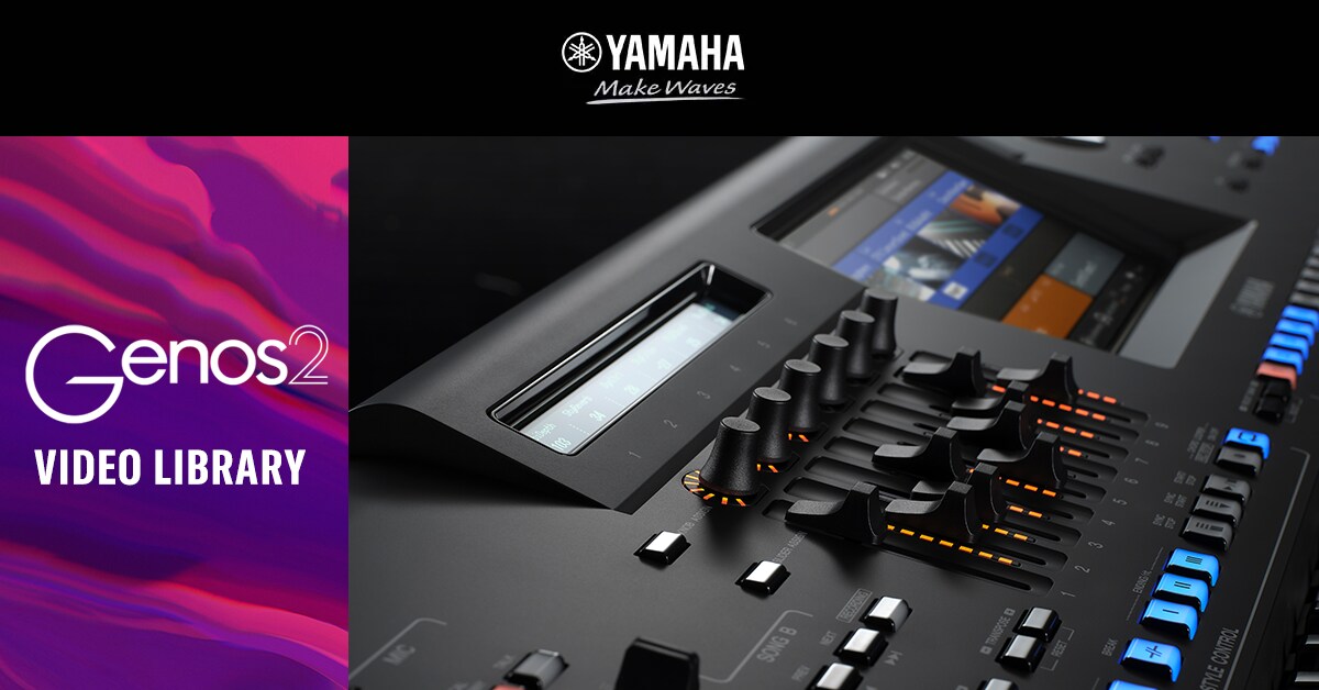 Genos2 media library - Yamaha - Asia / Middle East / Oceania