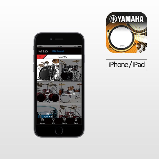 DTX700 Touch - Overview - Apps - Products - Drums - Musical Instruments ...