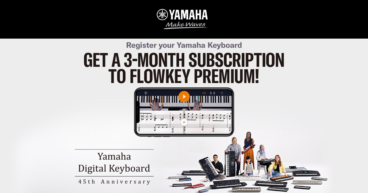 Flowkey Campaign - Yamaha - Asia / Middle East / Oceania