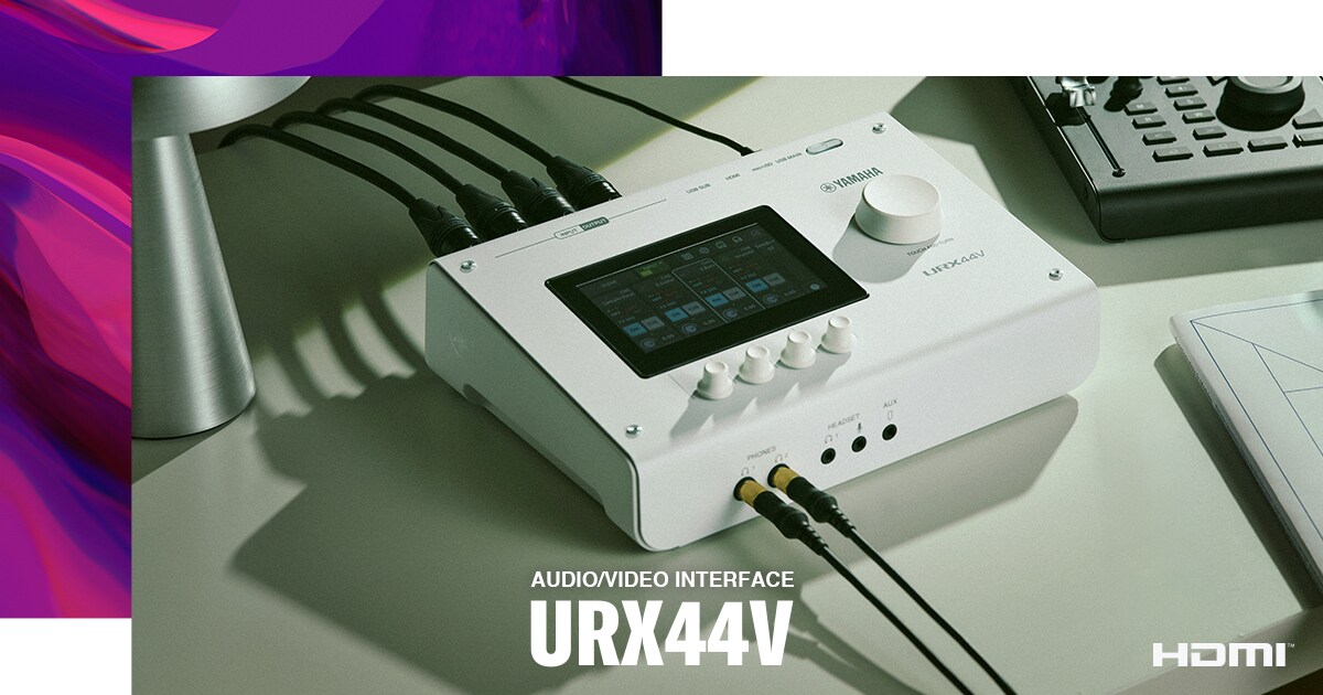 URX44V - Overview - URX Series - Interfaces - Products - Music & Audio ...